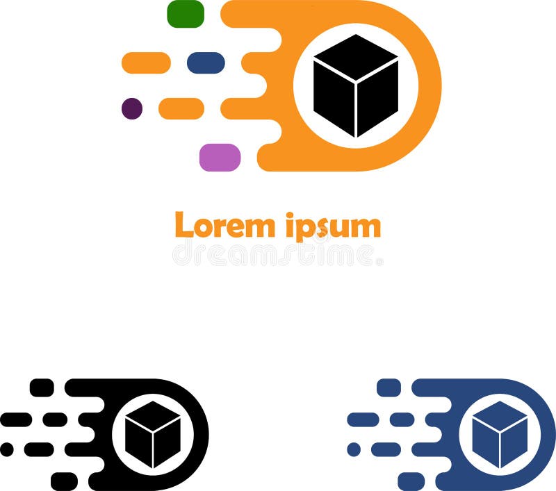 Delivery Box Vector Illustration Stock Vector - Illustration of ...