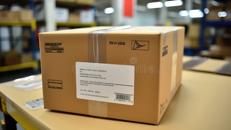 Delivery boxes shipping stock illustration. Illustration of accuracy ...