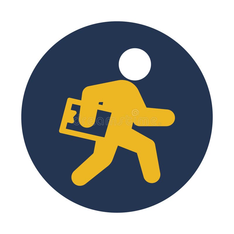 Delivery Boy, Delivery, Courier, Boy Fully Editable Vector Icon Stock ...