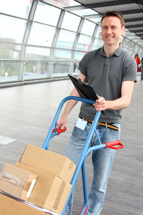 Delivery Boy stock image. Image of sale, mailman, trading - 85333587