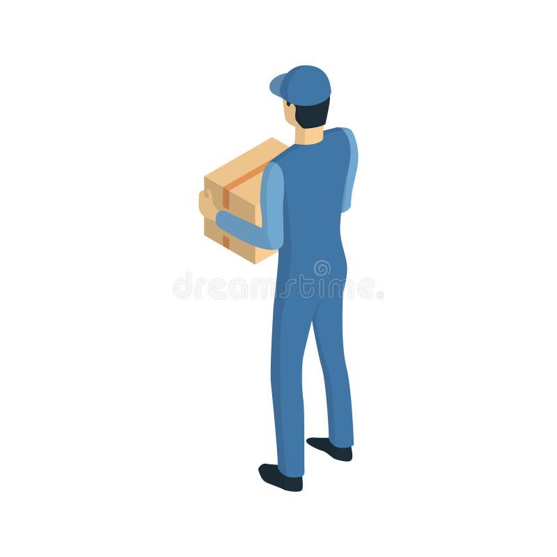 Logistics and Delivery Isometric Icons Set Stock Vector - Illustration ...