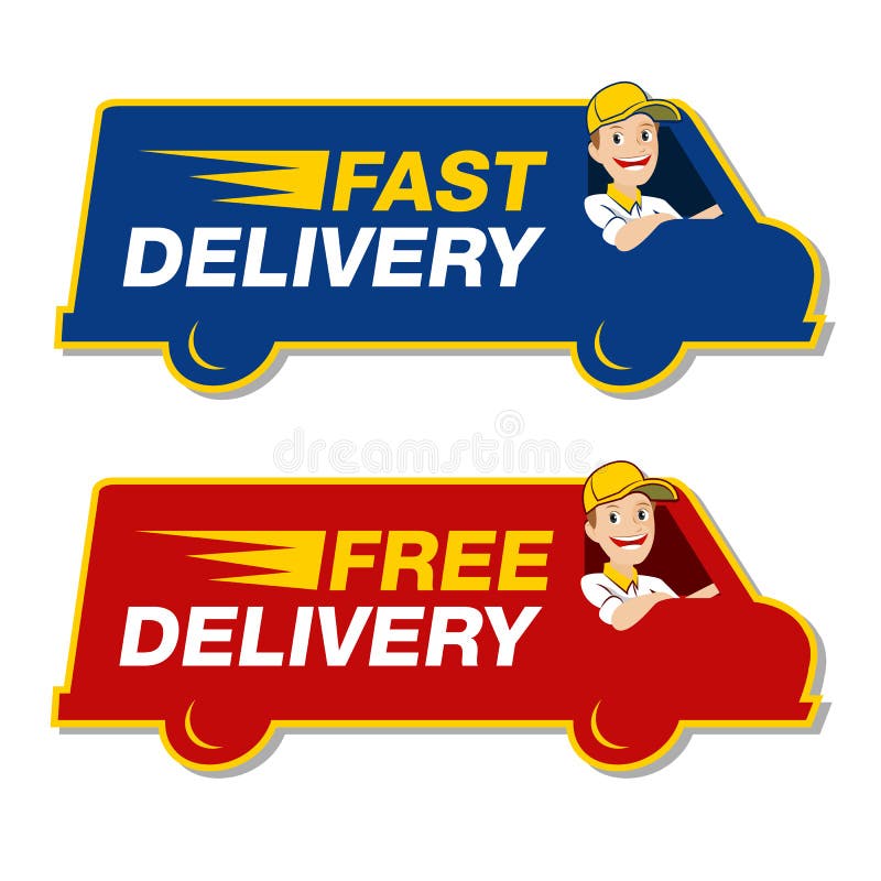 Stickers Of Car - Delivery Symbol Stock Vector - Illustration of ...