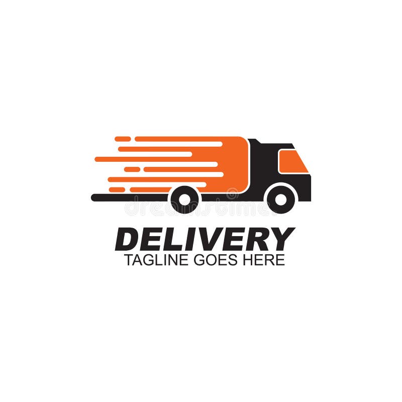 Delivery Car Logo Design Vector Template Stock Vector - Illustration of ...