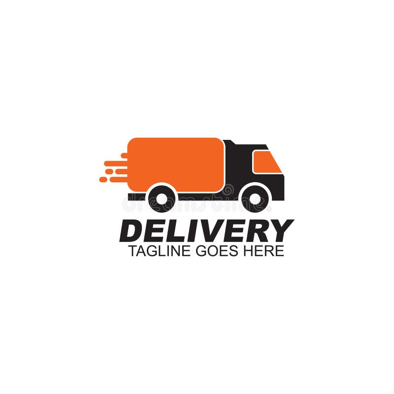 Delivery Car Logo Design Vector Template Stock Vector - Illustration of ...