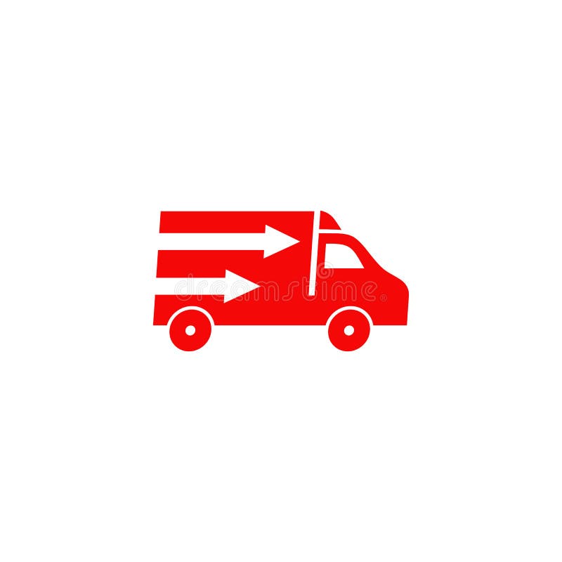 Delivery Car Logo Design Vector Template Stock Vector - Illustration of ...