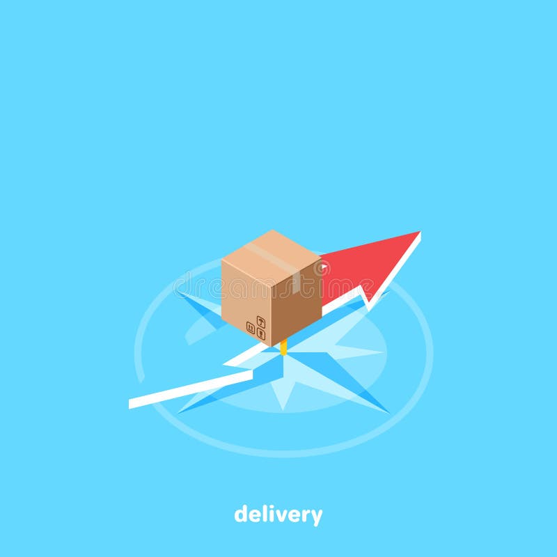 Delivery stock vector. Illustration of shipping, order - 185644320
