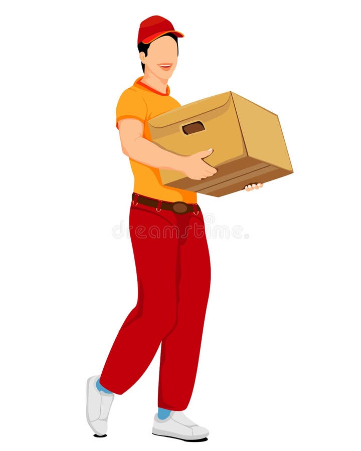 Delivery cartoon shape stock vector. Illustration of shape - 131298563