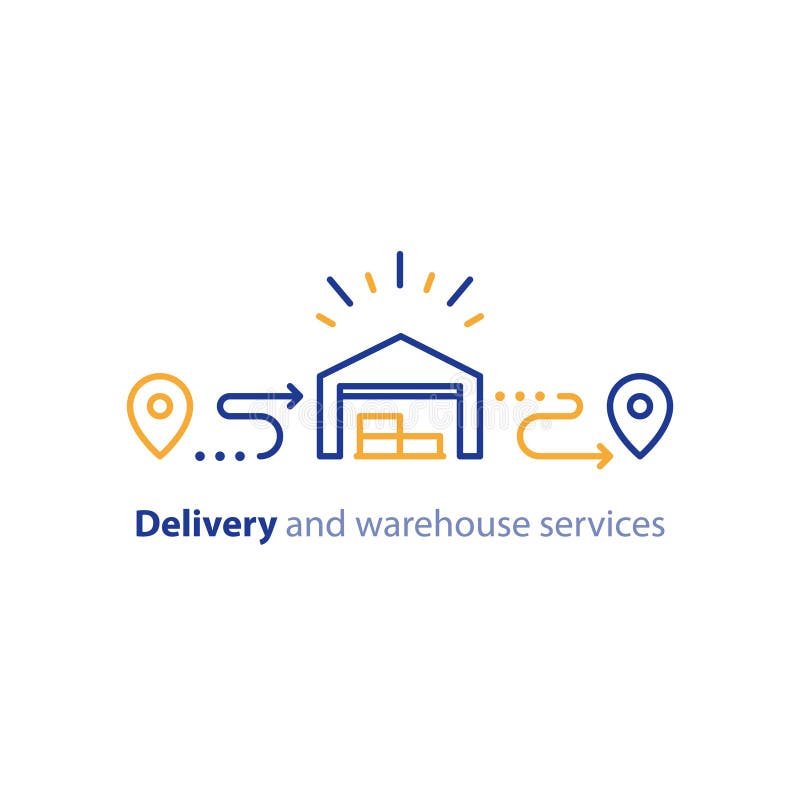 Distribution Center Warehouse Stock Illustrations – 12,820 Distribution ...
