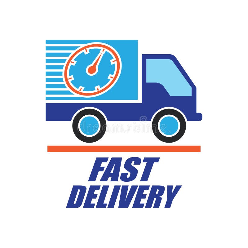 Delivery Concept Free, Fast, Food Delivery Vector Illustration Stock ...