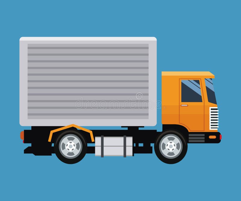 Blue Delivery Truck Stock Illustrations – 24,049 Blue Delivery Truck ...