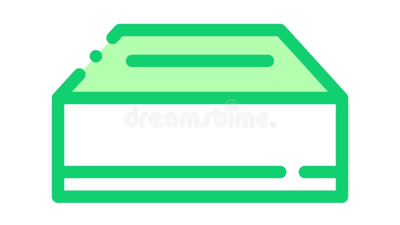 Packaging Icon Animation stock video. Video of packaging - 202291097