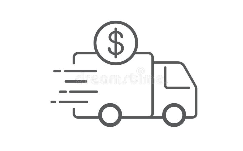Delivery Cost Icon. Transportation Costs. Design for Website and Mobile ...