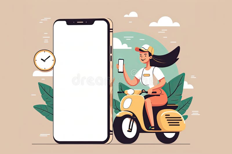 Delivery or Courier App by Virtual Stores Made with Generative AI ...