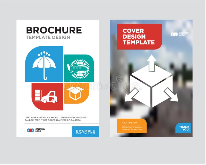 Delivery Cube Box Package with Four Arrows in Different Directions ...