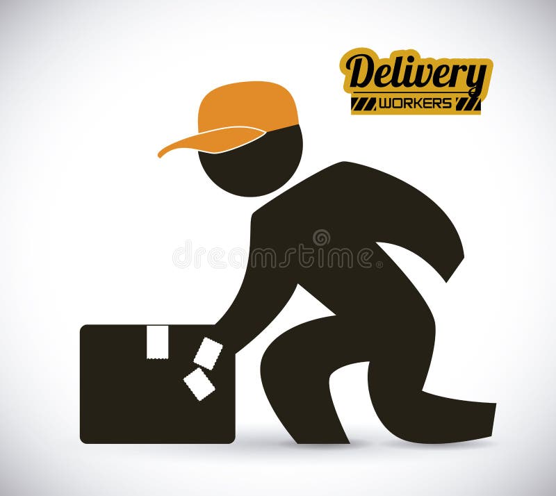 Delivery design stock vector. Illustration of vector - 47521569