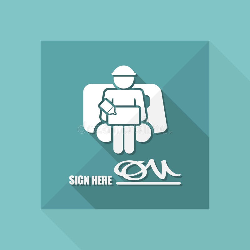 Delivery document sign stock vector. Illustration of lading - 119144633