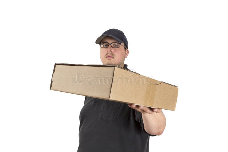 Delivery Driver Scanning Parcel Stock Photo - Image of freight ...