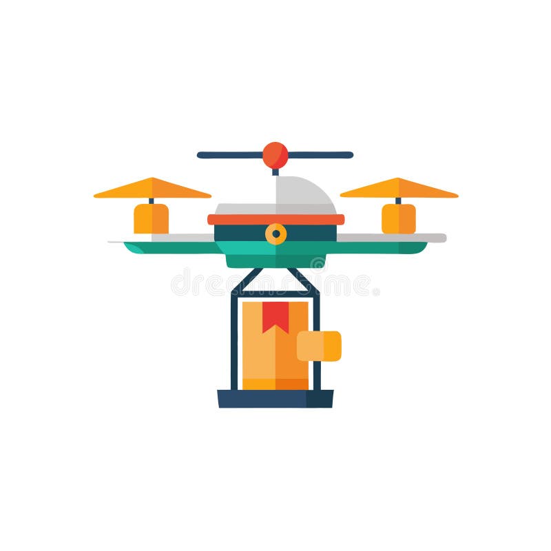 Delivery Drone Flying with Package: Innovation in Fast, Autonomous ...