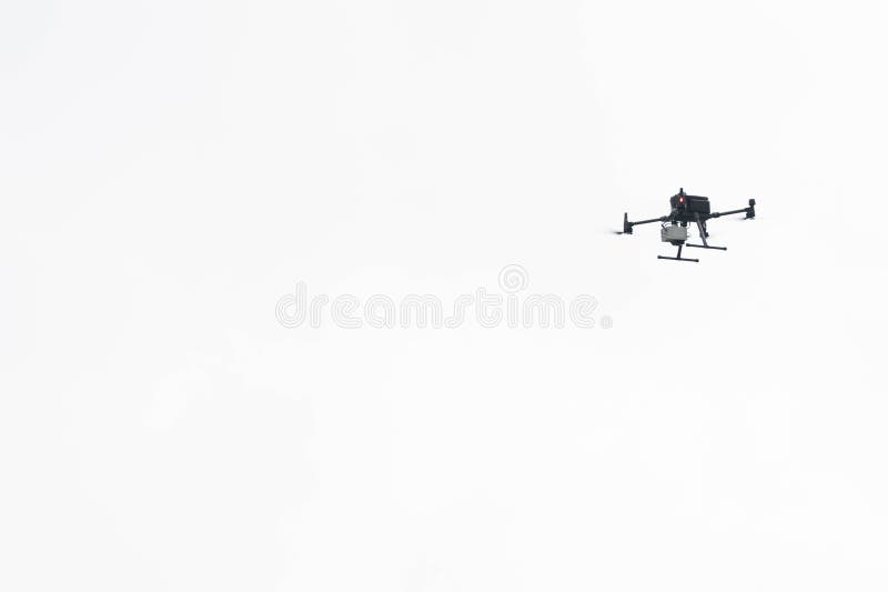 Logistic Concept, High Tech Concept, Delivery Drone in the Sky, China ...