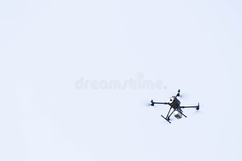 Logistic Concept, High Tech Concept, Delivery Drone in the Sky, China ...
