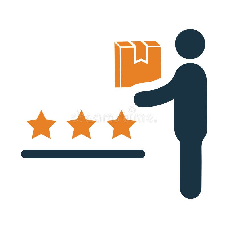 Delivery, Feedback, Rating Icon. Black Vector Sketch Stock Vector ...