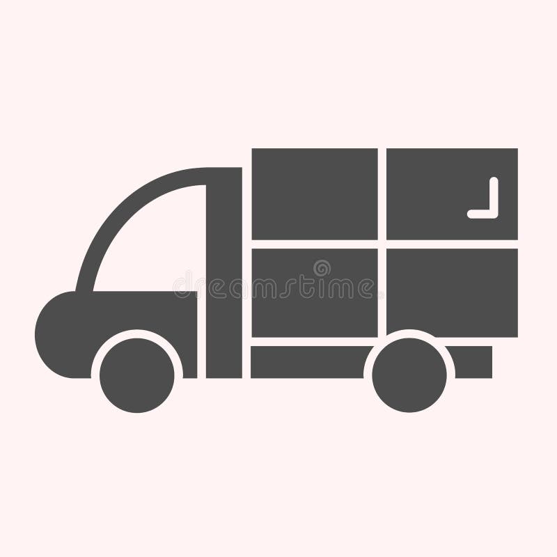 Delivery Glyph Icon Set, Shipping Symbols Collection, Vector Sketches ...