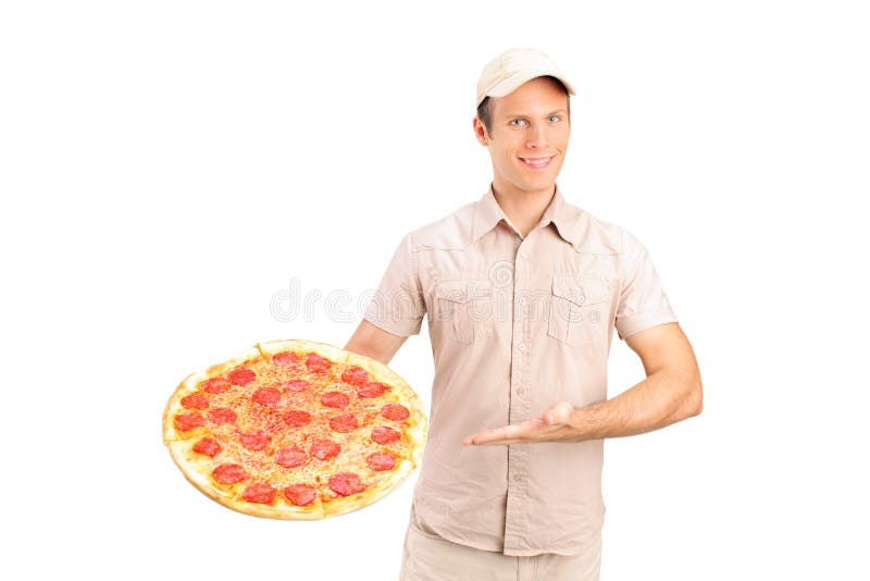 426 Man Smiling Holding Pizza Slice Stock Photos - Free & Royalty-Free ...