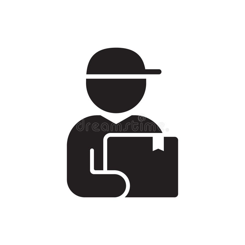 Black Delivery Guy Stock Illustrations – 698 Black Delivery Guy Stock ...