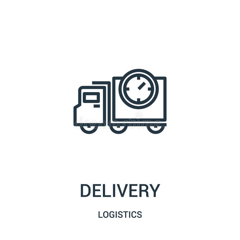Delivery Icon Vector from Logistics Collection. Thin Line Delivery ... Delivery Icon Vector from Logistics Collection. Thin Line Delivery ...
