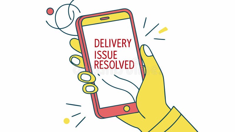 Delivery Issue Resolved on Smartphone, Positive Customer Support ...
