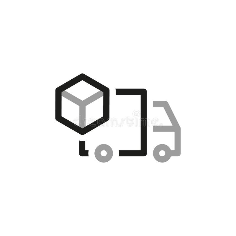 Delivery Line Icons. Shipping Icon Collection. Simple of Delivery ...