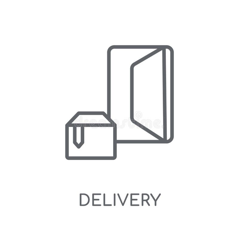 Free Delivery Icon. Trendy Free Delivery Logo Concept on White B Stock ...