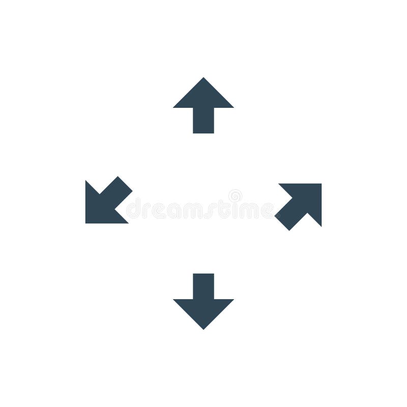Four Arrows Straight or Forward and Turn Back. Continue Icon. Enter and ...