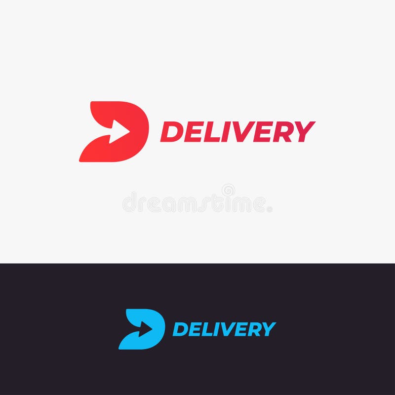 Delivery Box Logo stock vector. Illustration of logo - 92866506