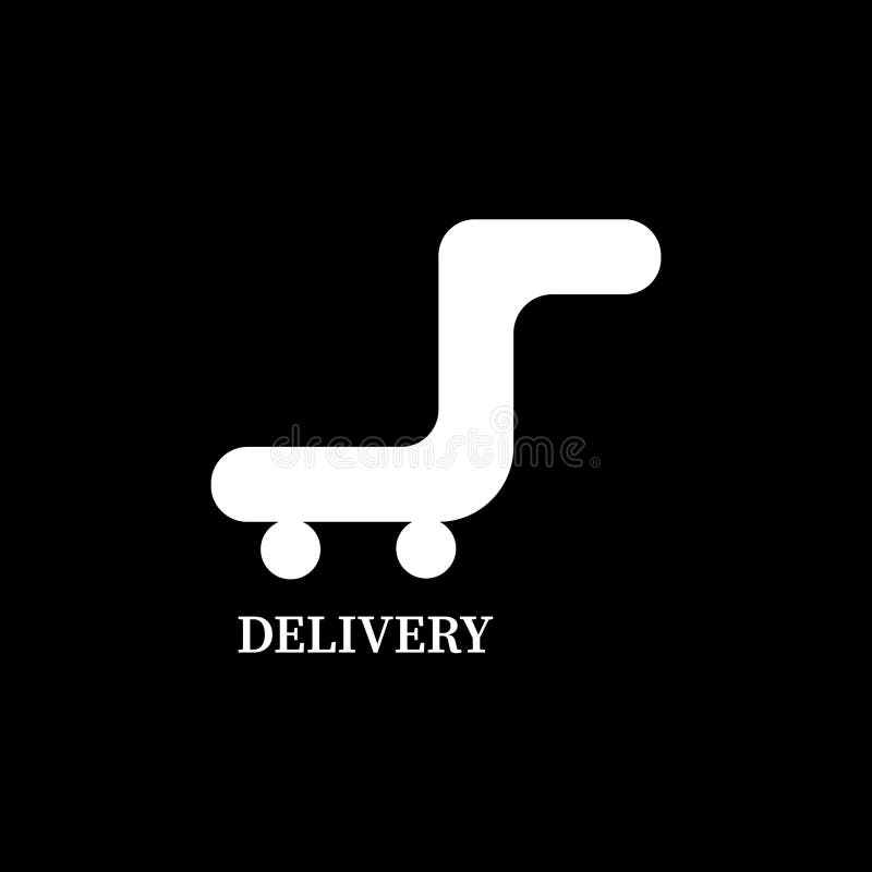 Delivery Logo Design with Modern Unique Style Pro Vector Stock Vector ...