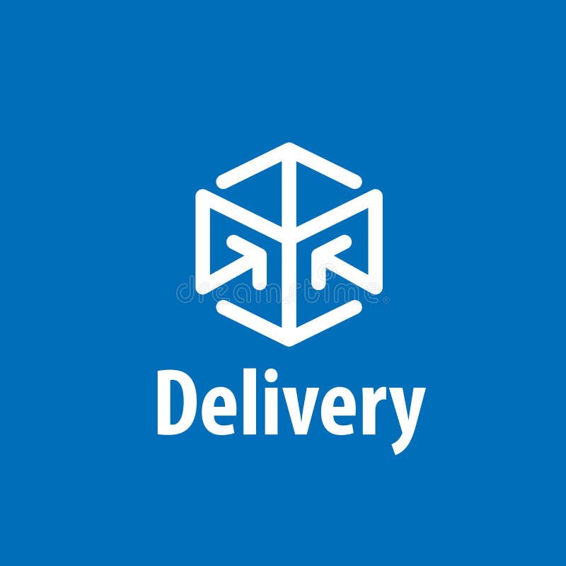 Delivery Logo Template stock vector. Illustration of mail - 78727660
