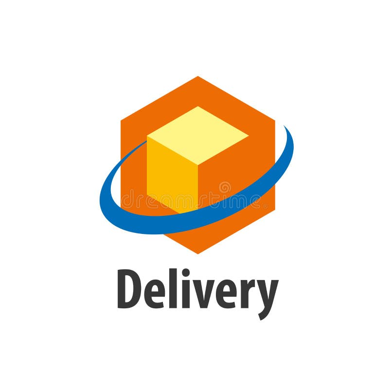 Delivery Logo Template stock vector. Illustration of emblem - 126502938