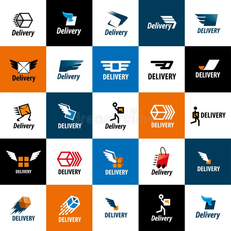 Delivery Logo Template stock vector. Illustration of mail - 78134963