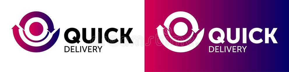 Car Parcel Delivery Logo Design Template Stock Illustrations – 872 Car ...