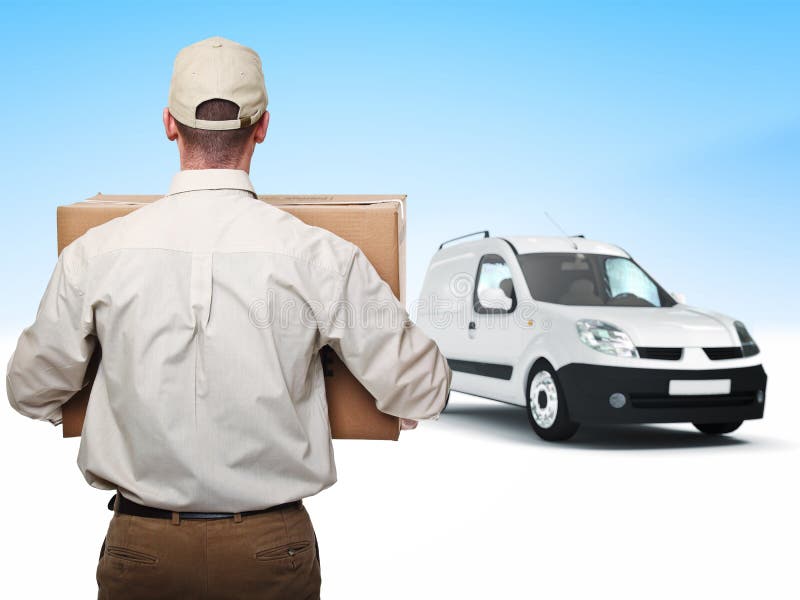Delivery Man with Back Pain Stock Photo - Image of back, caucasian ...