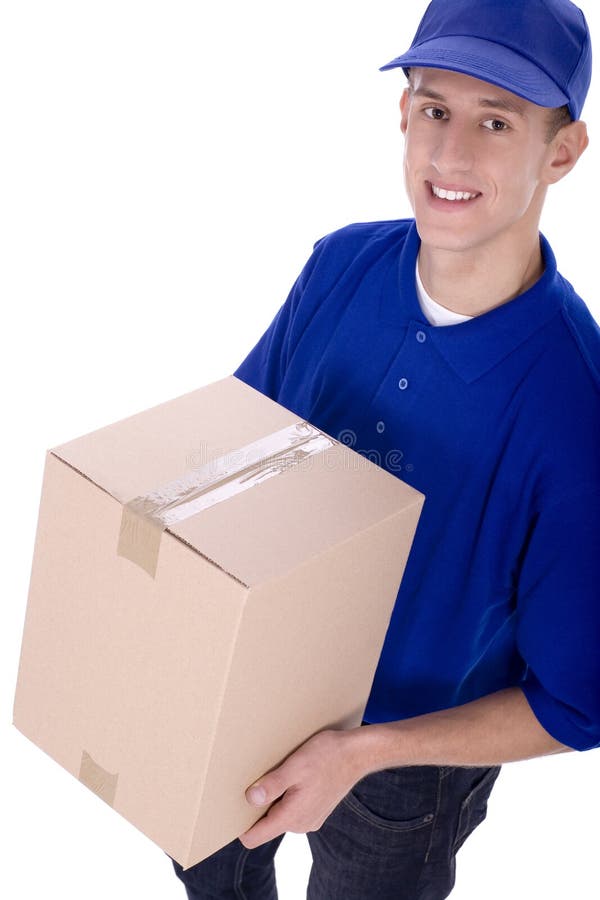 Delivery man stock photo. Image of postal, freight, dispatch - 6808478