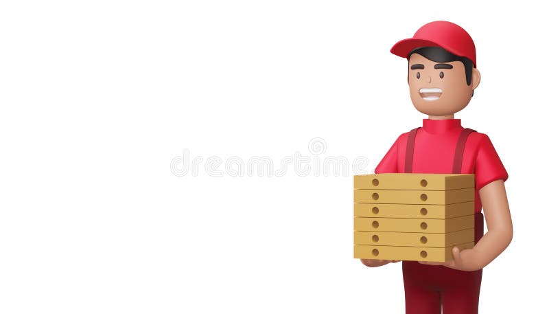 3d Man Parcel Delivery Stock Illustrations 1 829 3d Man Parcel