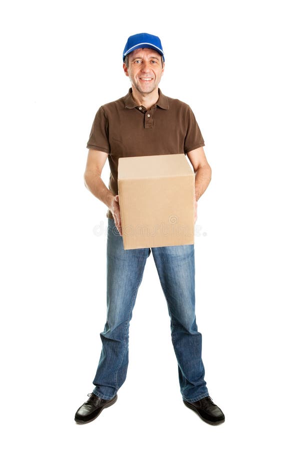 Postman stock photo. Image of carrying, person, delivering - 9576070