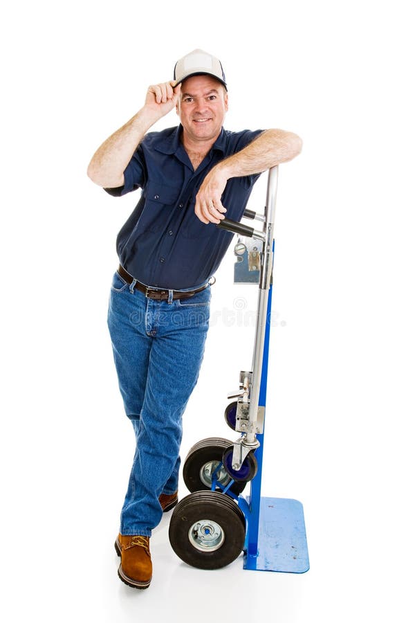 Delivery with Dolly by Hand Stock Image - Image of mail, commerce: 88238327