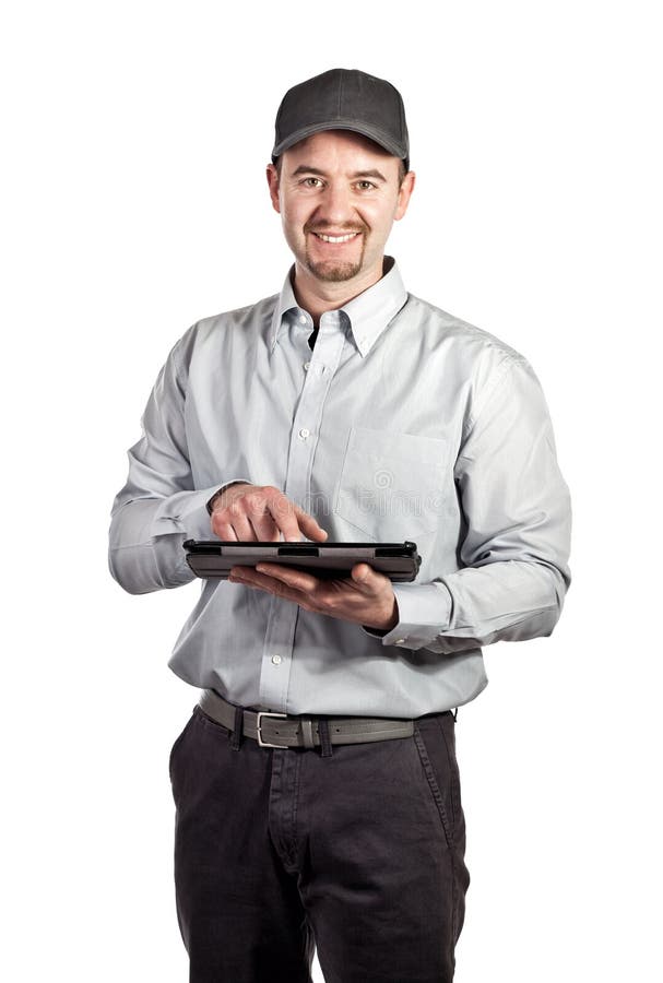 Delivery man stock image. Image of industry, service - 50382835