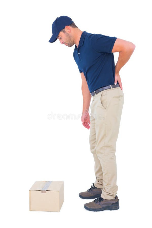 433 Box Delivery Man Back View Stock Photos - Free & Royalty-Free Stock ...