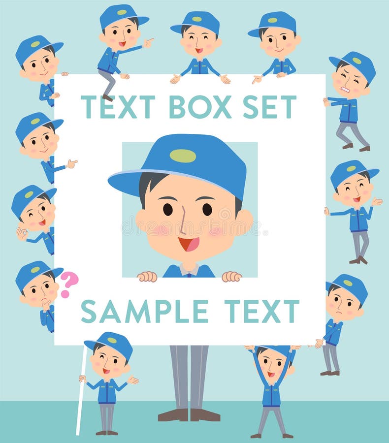Delivery Man Text Box Stock Illustrations – 984 Delivery Man Text Box ...