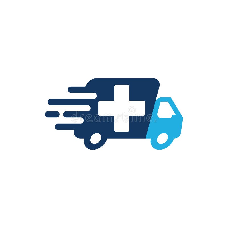 Medical Delivery Logo Icon Design Stock Vector - Illustration of ...