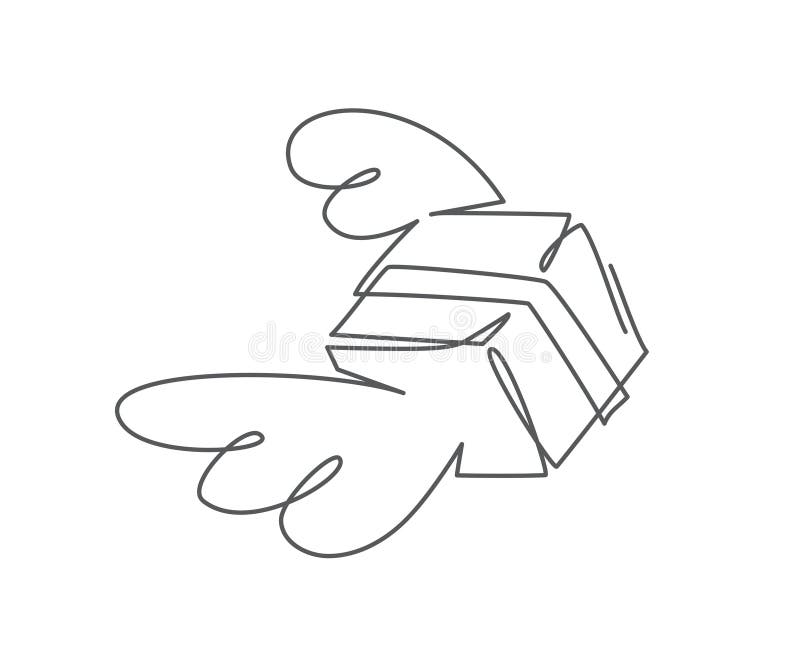 Cargo Ship One Line Drawing Stock Illustrations – 39 Cargo Ship One ...