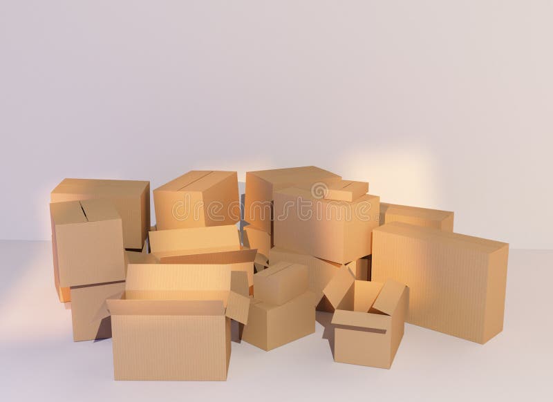 Delivery package box stock image. Image of deliver, blank - 70350671